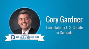 SBA List’s Candidate Fund PAC Endorses U.S. Senator Cory Gardner for Re ...