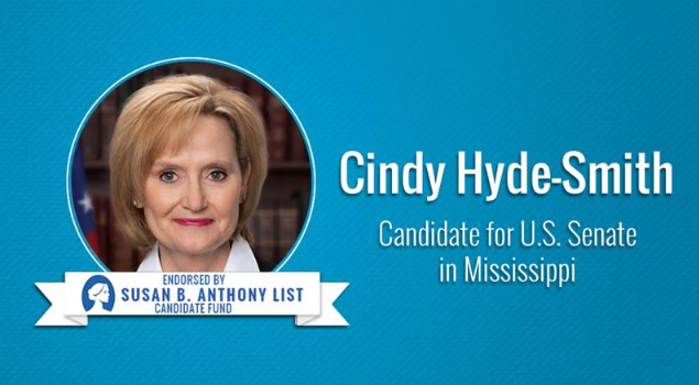 SBA List Candidate Fund Endorses Pro-life Senator Cindy Hyde-Smith for ...