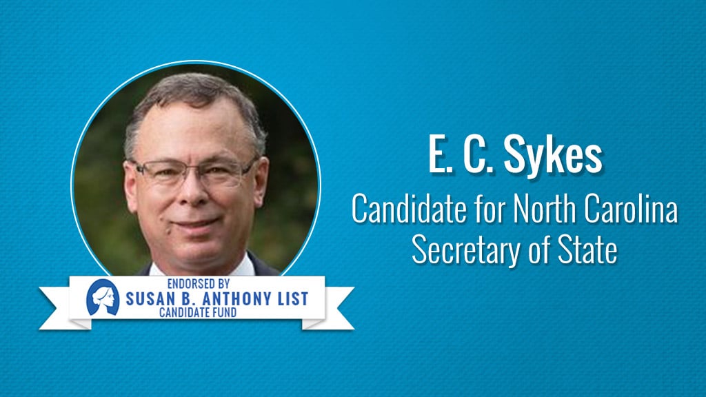 SBA List’s Candidate Fund PAC Endorses E.C. Sykes for NC Secretary of ...